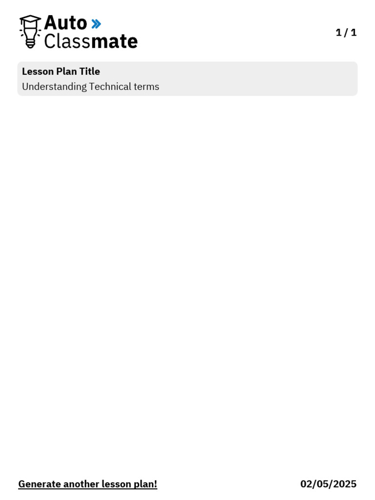 Understanding Technical Terms | PDF