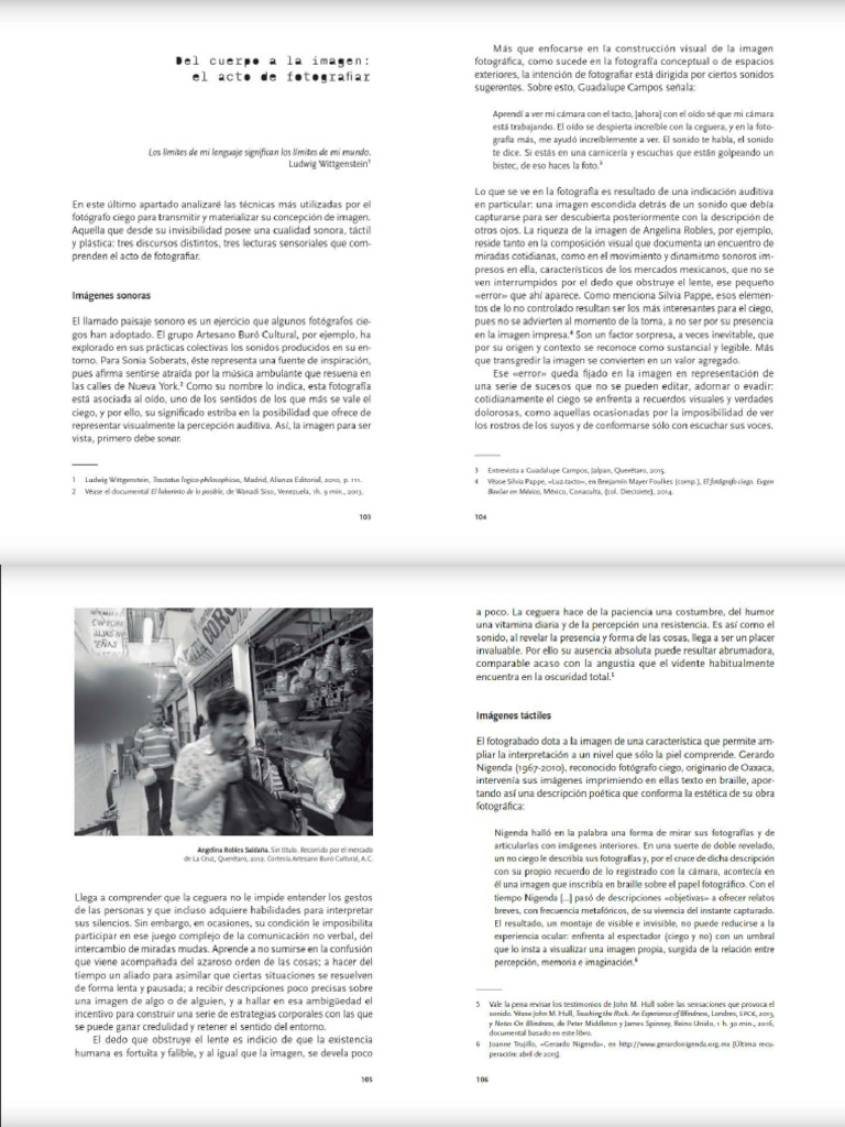 De La Ceguera A La Imagen-Salida | PDF