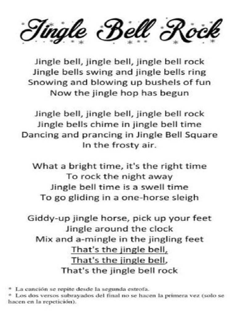 Jingo Bell Rock | PDF