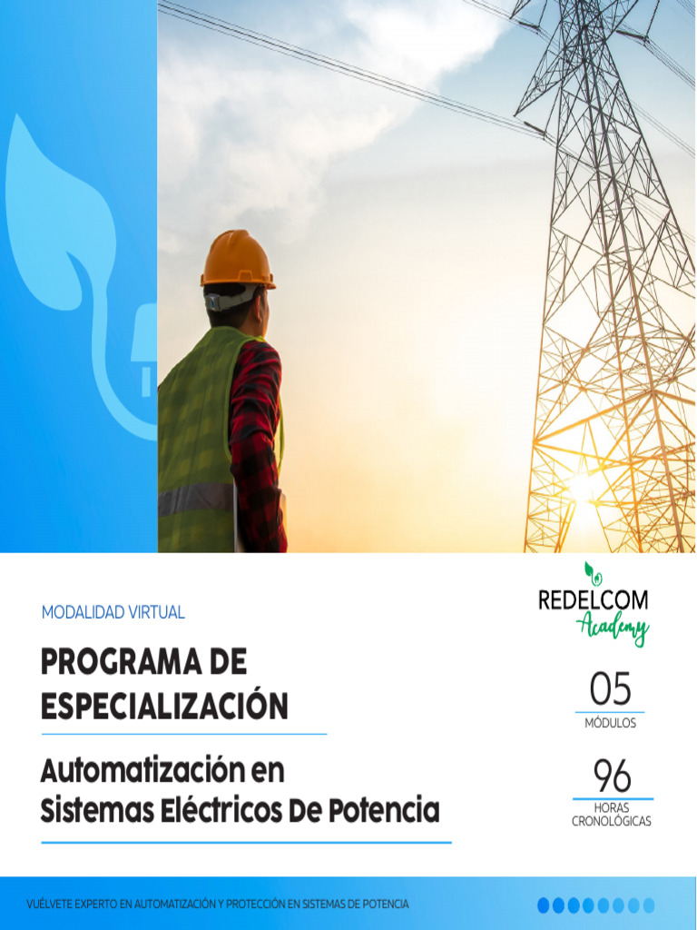 Especialización en Automatización Eléctrica | PDF | Scada | Red inteligente