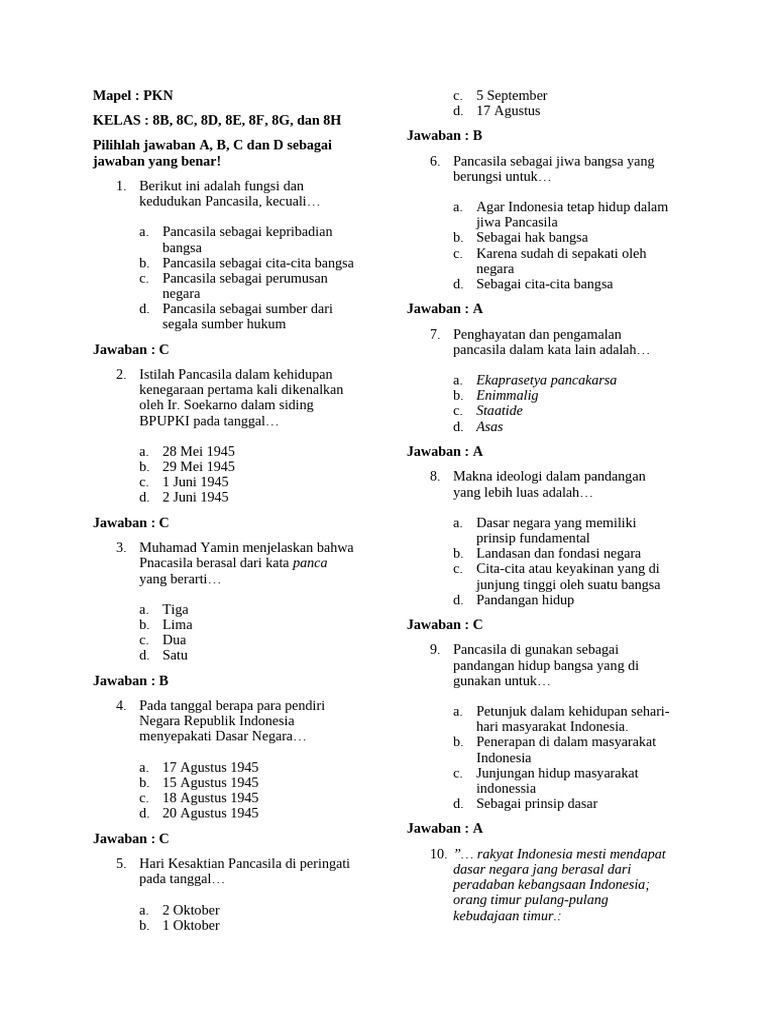 PTS SMT 1 PKN 2024 | PDF