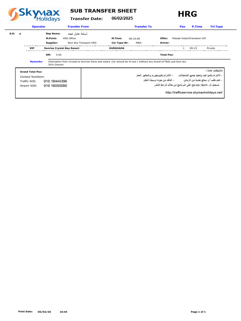 Sub TRF Final BS 06 Feb 24 | PDF