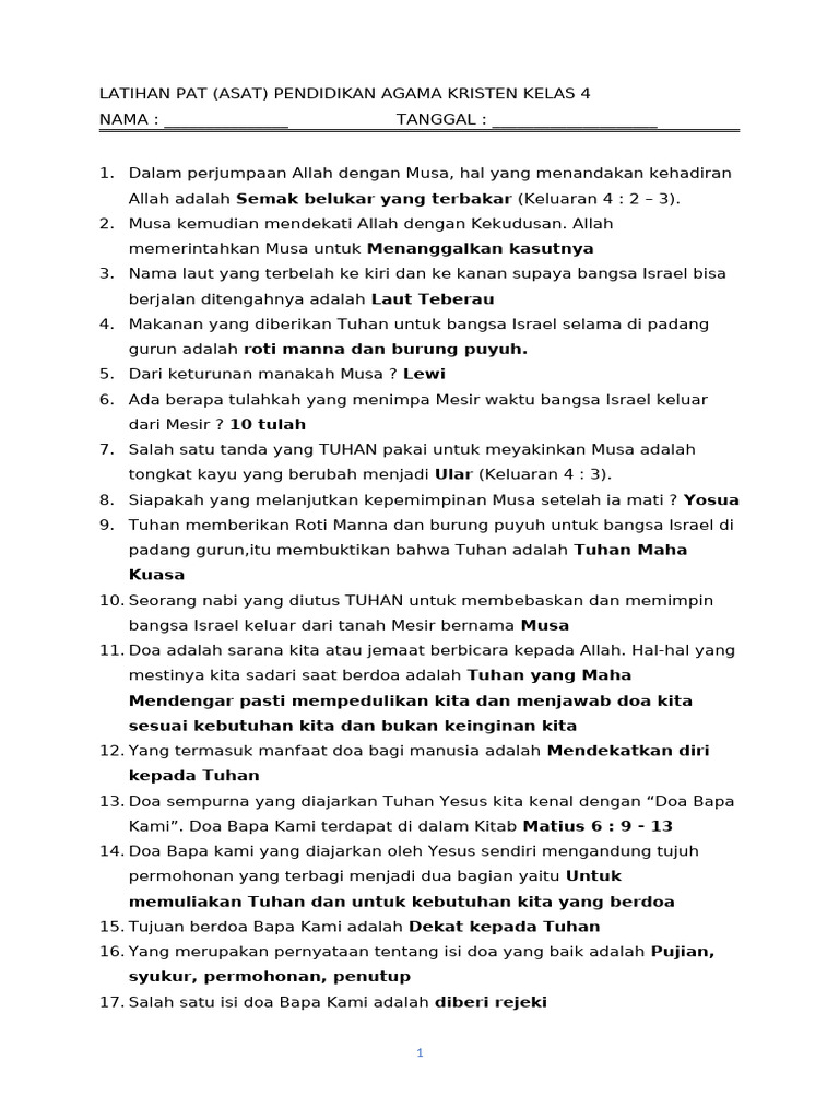 Sepuluh Tulah Mesir dalam Alkitab | PDF