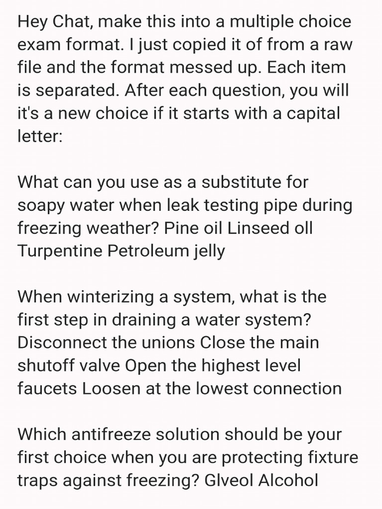 Practical Problems Refresher - 250111 - 103759 | PDF | Sanitary Sewer | Pipe (Fluid Conveyance)