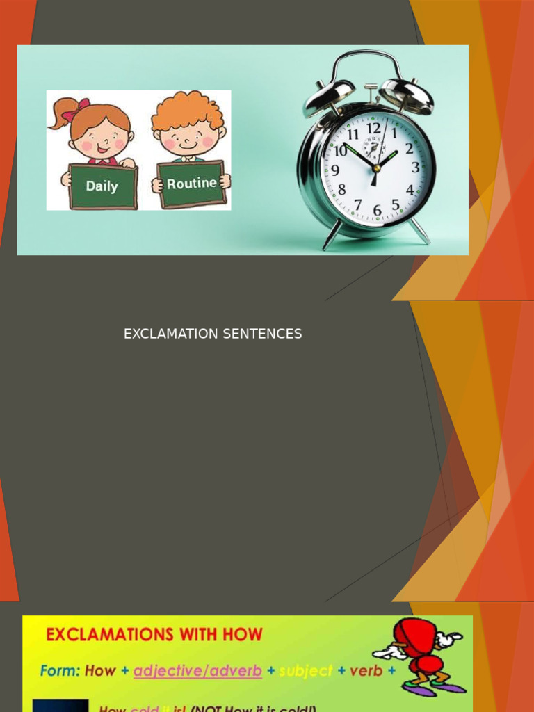 Exclamation Sentences | PDF
