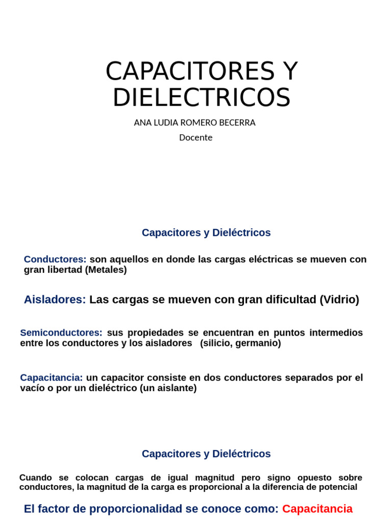 7 - Capacitores | PDF | Condensador | Capacidad