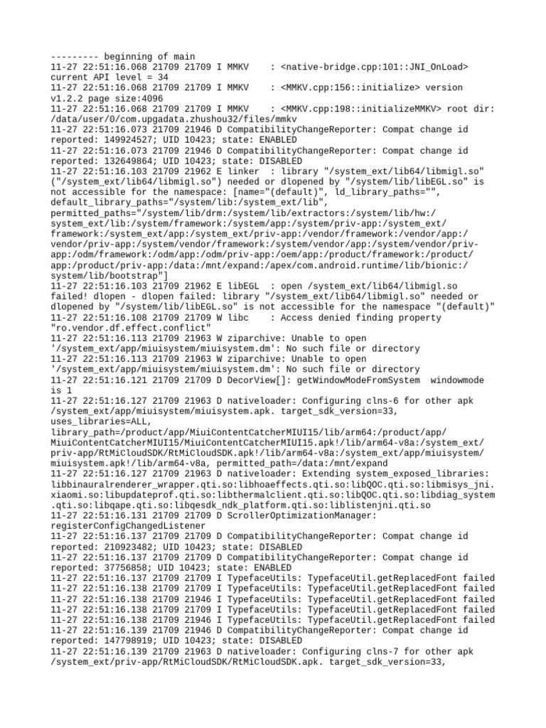 Com - Upgadata.zhushou32 Logcat | PDF | Java (Programming Language) | Android (Operating System)