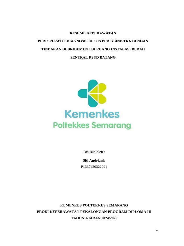 Resume Anis - Kasus Ibs Ulkus | PDF