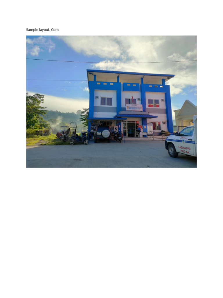 Sample Layout Word | PDF