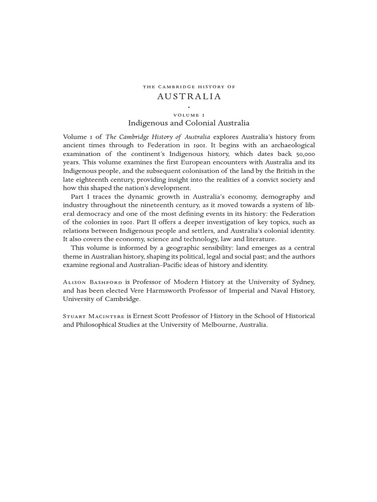 Australia: Indigenous and Colonial Australia | PDF | Australia