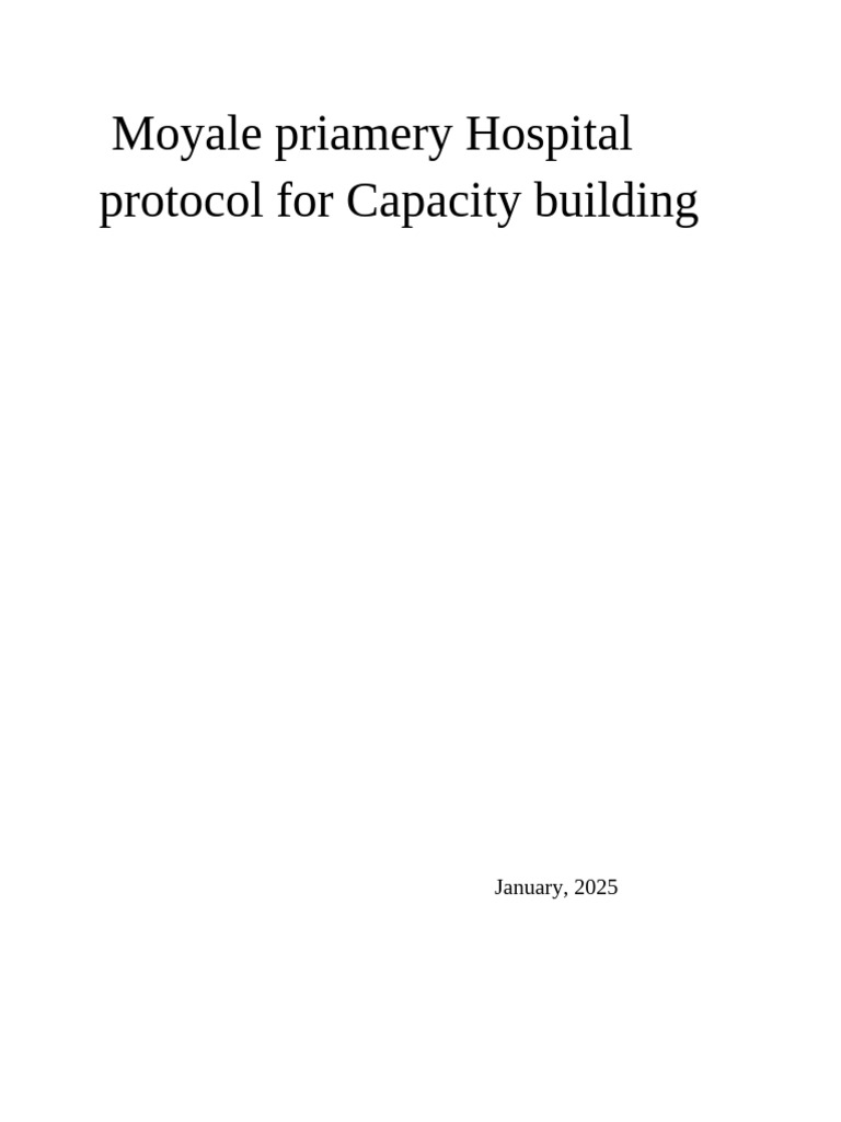 EGU-MPH Capacity Building Protocol 2017 | PDF | Capacity Building | Goal