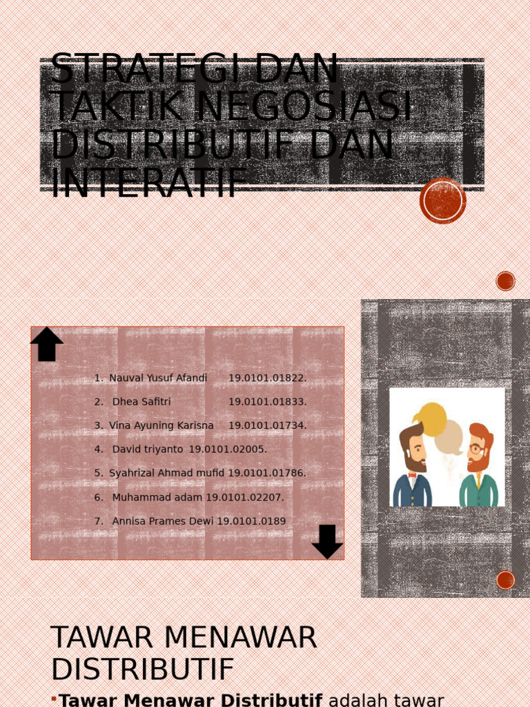 Strategi Negosiasi Distributif dan Integratif | PDF
