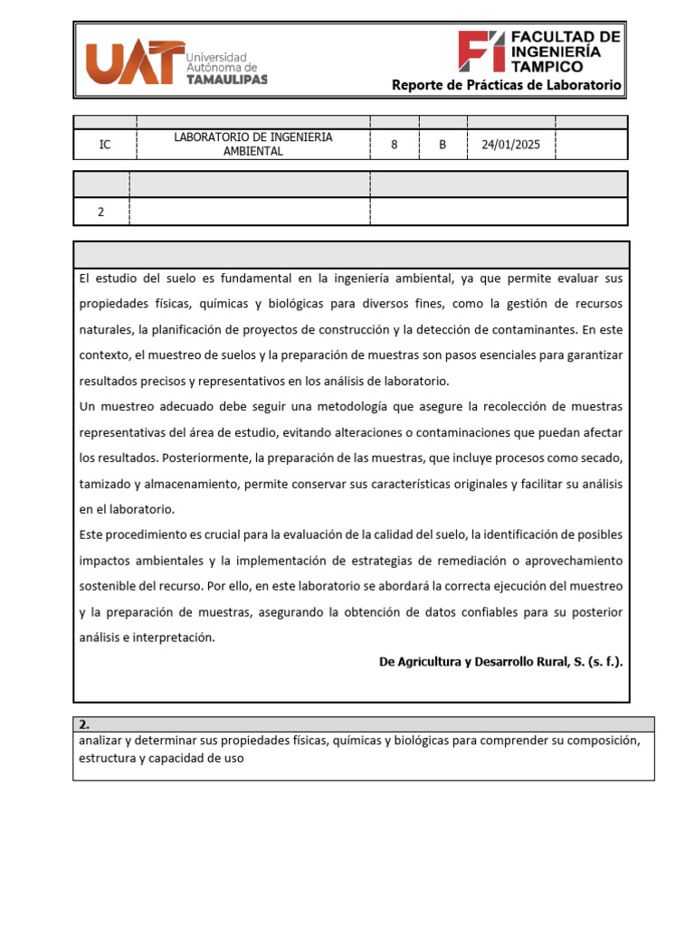Practica No2 | PDF | Laboratorios | Muestreo (Estadísticas)