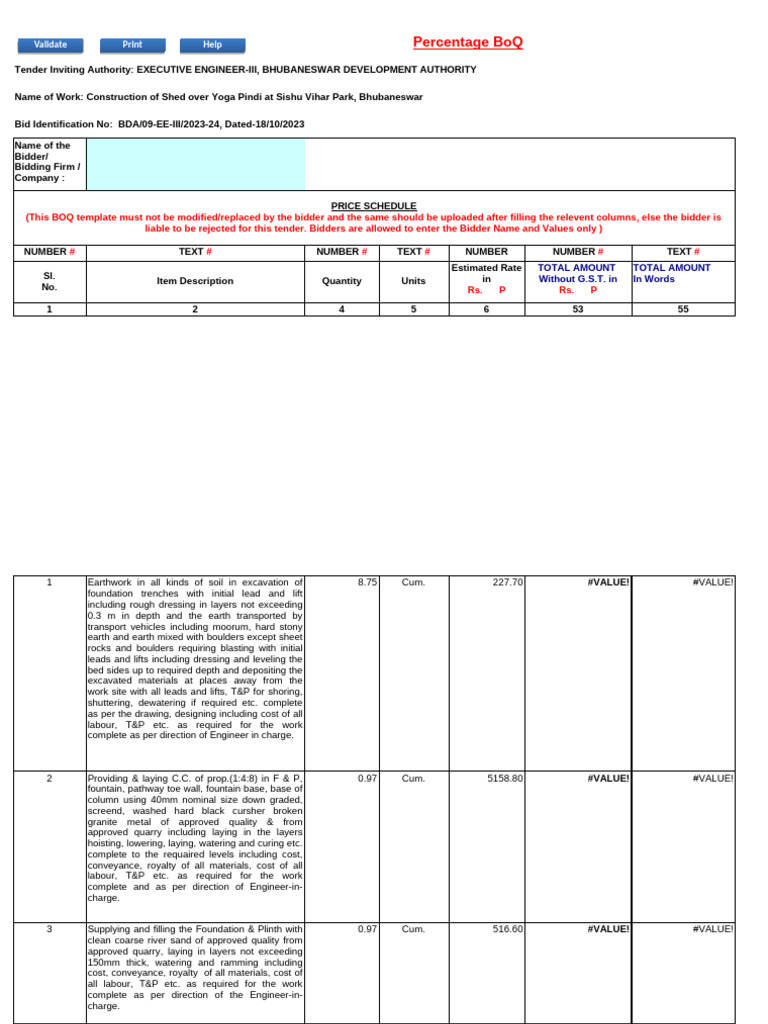 BOQ_469782 | PDF | Pipe (Fluid Conveyance) | Sheet Metal