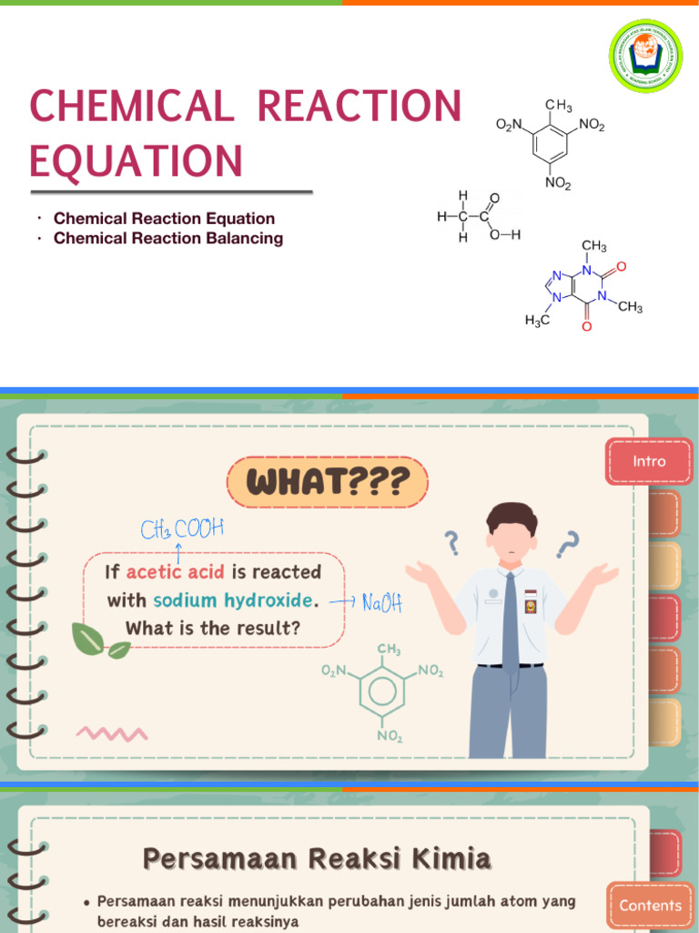 Chemical Reaction Equations | PDF