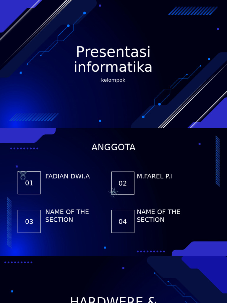 presentasi informatika | PDF | Computing | Classes Of Computers