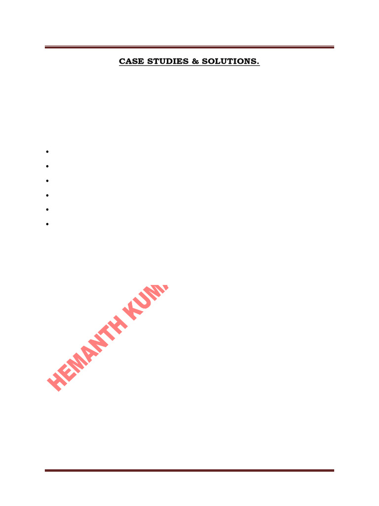 Power Engineering Subject Case Studies & Solutions, Sample Problems & Solutions, Model Questions ...