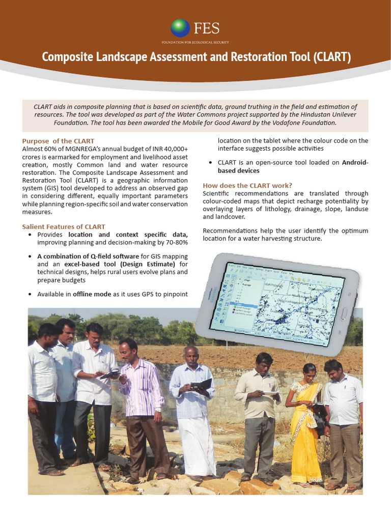 Composite Landscape Assessment and Restoration Tool (CLART) | PDF | Geographic Information ...