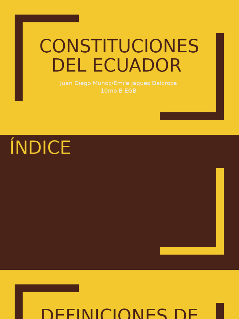 Constituciones Del Ecuador | PDF | Ecuador | Conservatismo