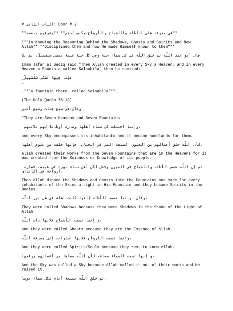 Haft Azilla Interlinear Chapter 2 | PDF | Abrahamic Religions ...