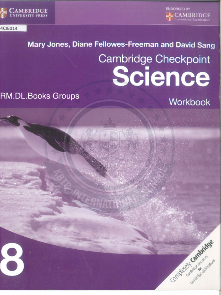Secondary-2 - Cambridge Checkpoint Science Workbook 8 | PDF