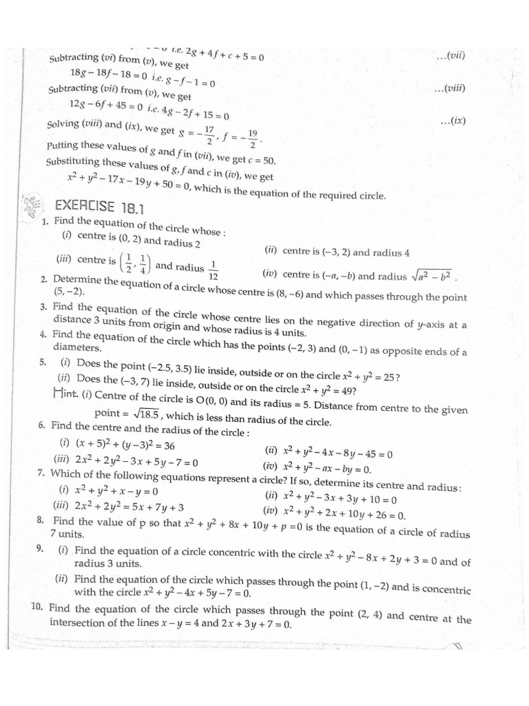 Conic Section | PDF