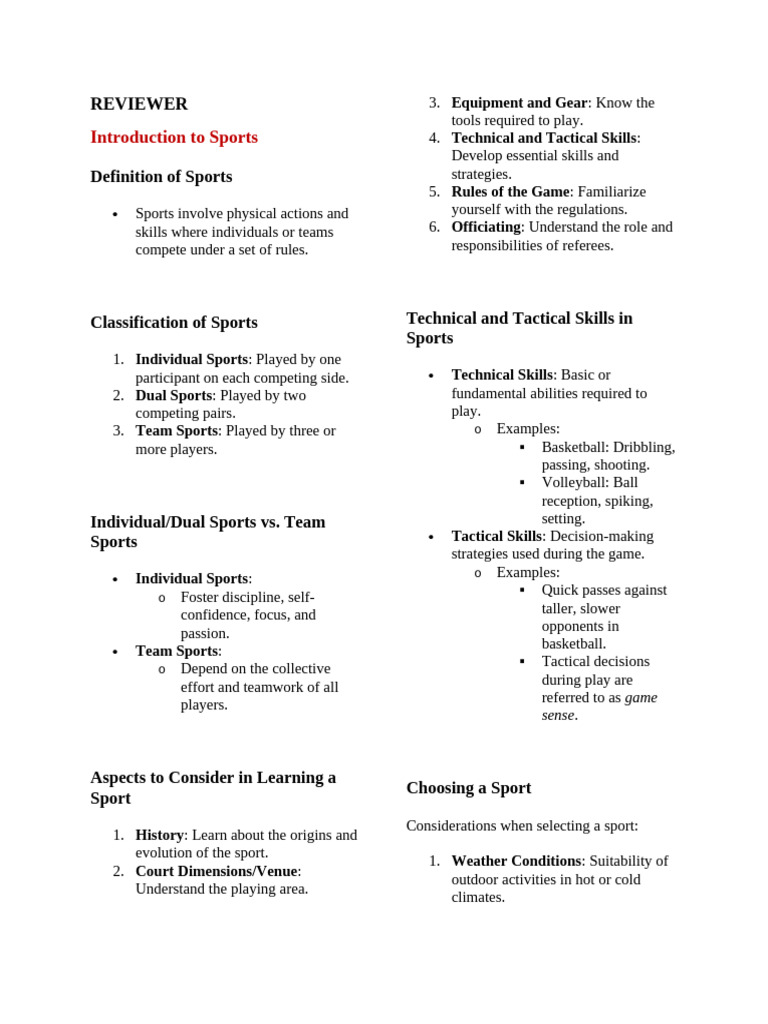 Understanding Sports and Arnis Basics | PDF | Sports | Foot