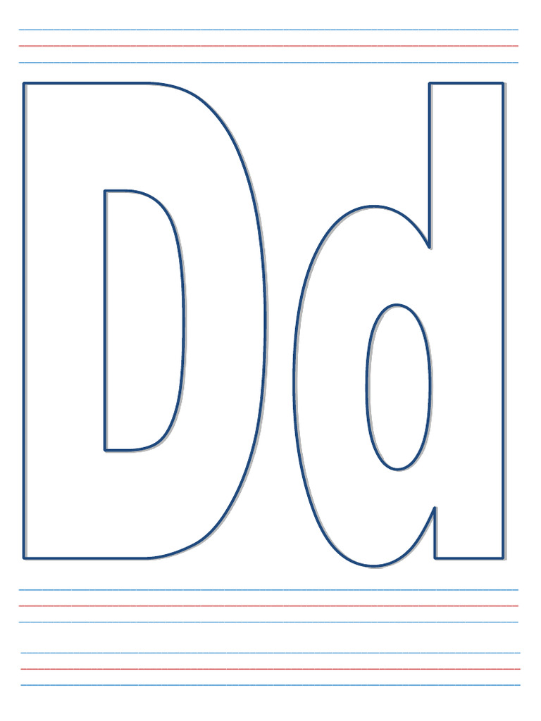 Letter Dd coloring and pasting worksheet for kindergarten iloko | PDF