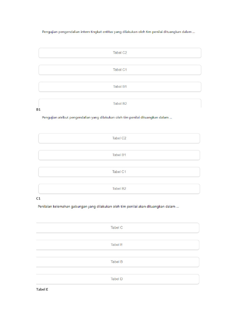 Penilaian PIPK | PDF