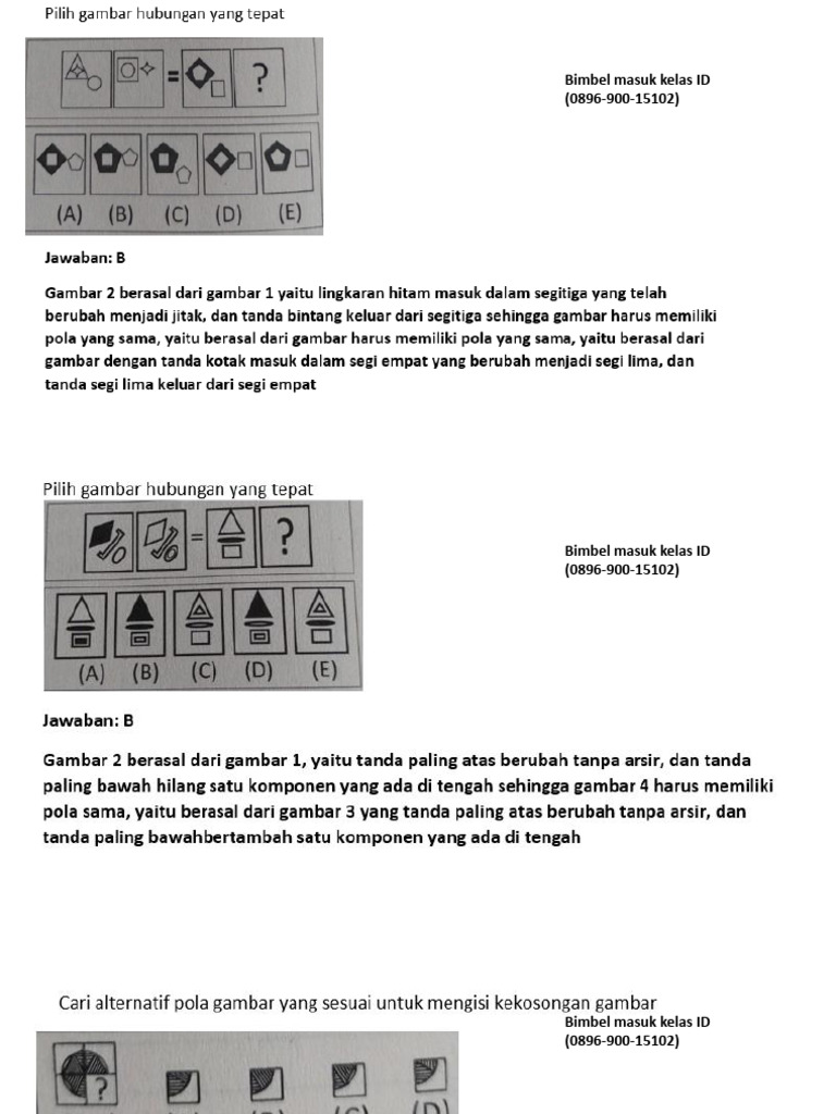 Kuis Logika Gambar Tampan by Masuk Kelas ID | PDF