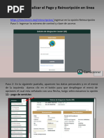 Guía de Usuario - Alumno - Sie Intertec-Ga4-Reinscripciones | PDF