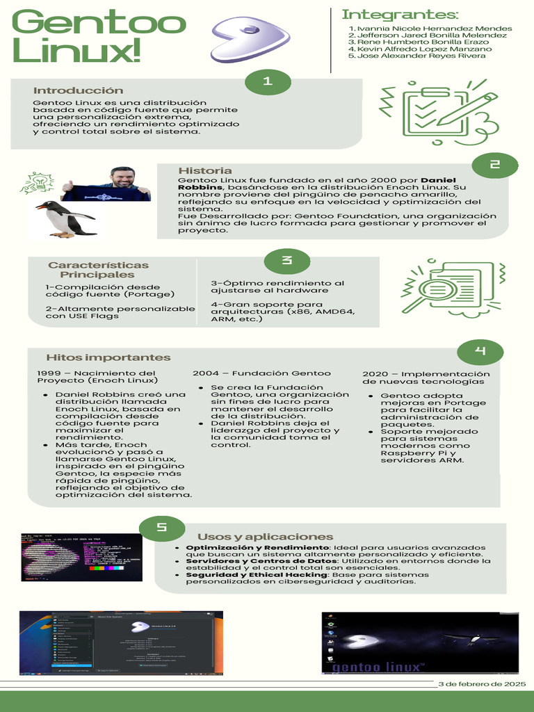 Infografía Gento Linux | PDF | Software del sistema | Informática