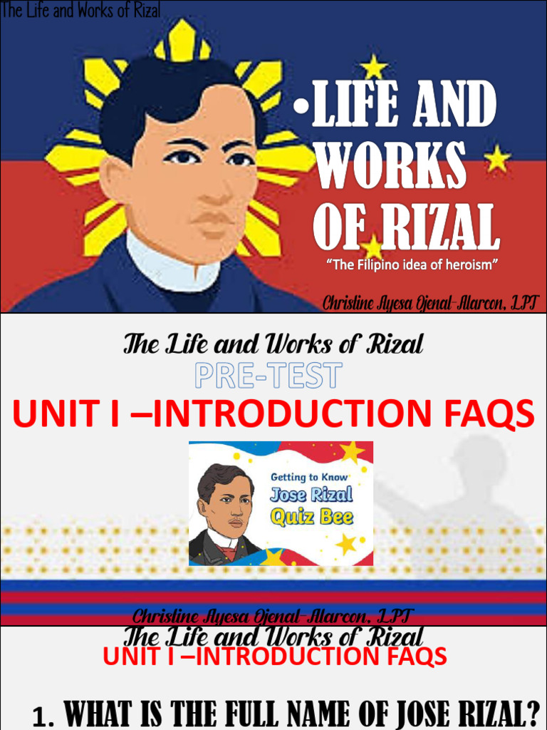 Jose Rizal: Key Facts and Legacy | PDF | Philippines
