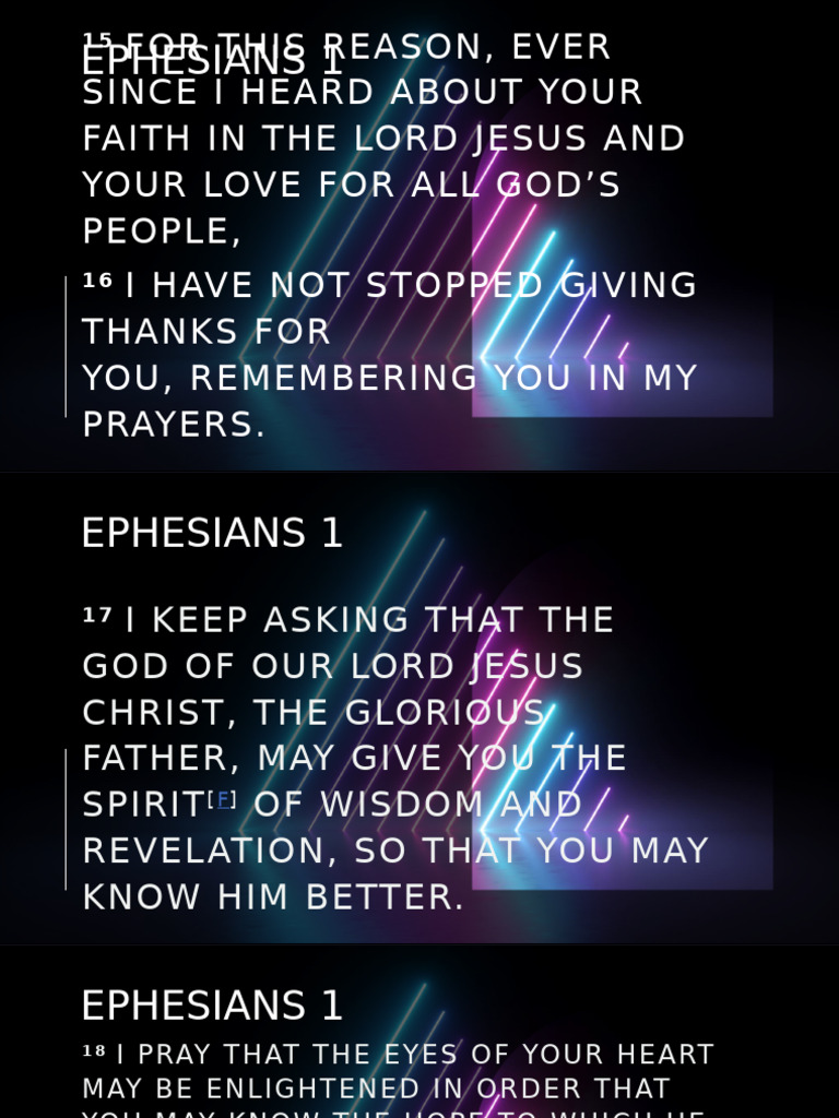 Ephesians 1 Pdf