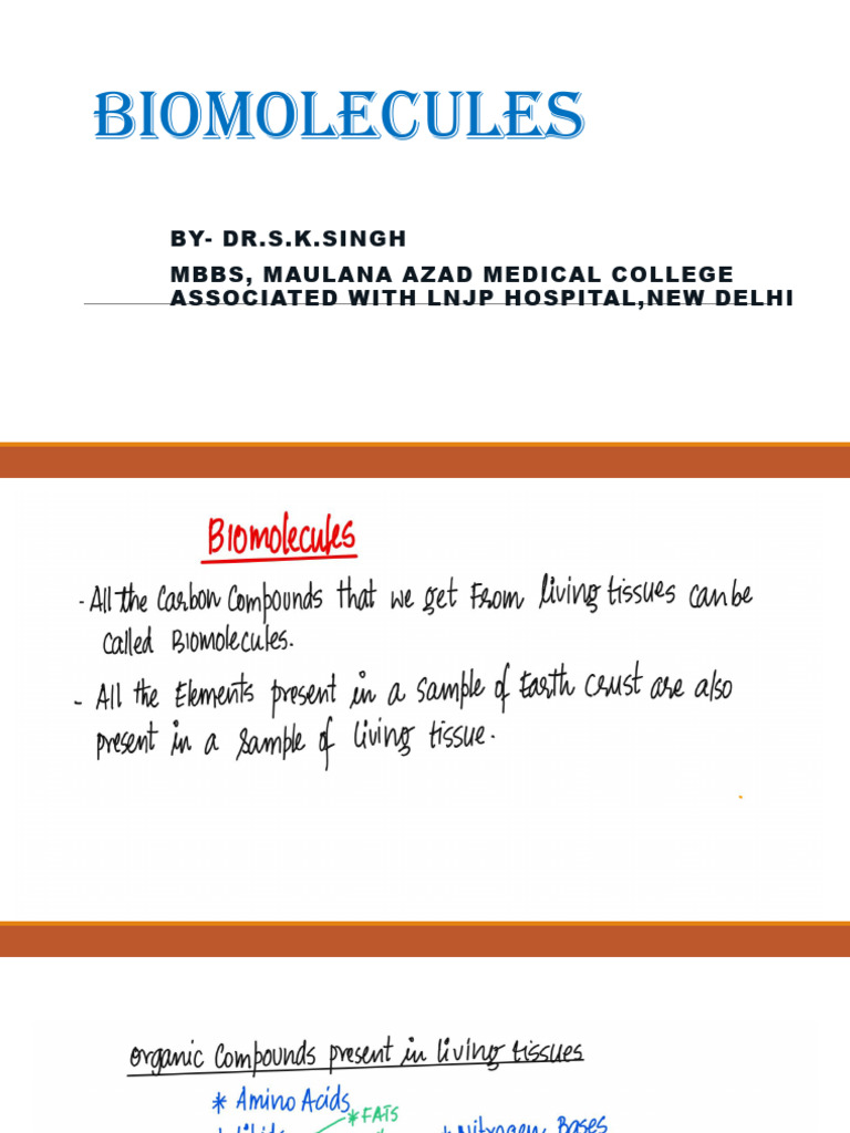 Biomolecules PDF | PDF
