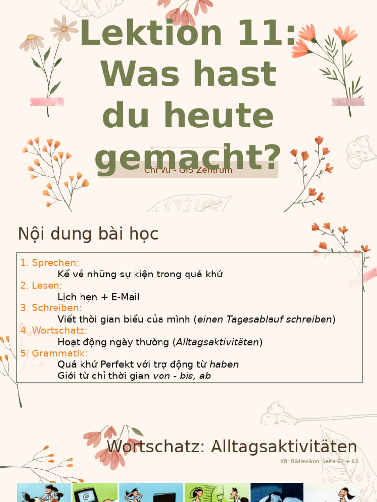 Lektion 11 + 12 | PDF