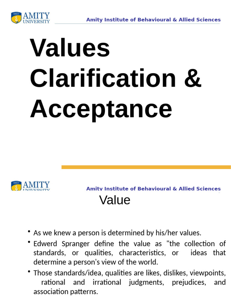 Module 5-Value Clarification | PDF | Courage | Attitude (Psychology)