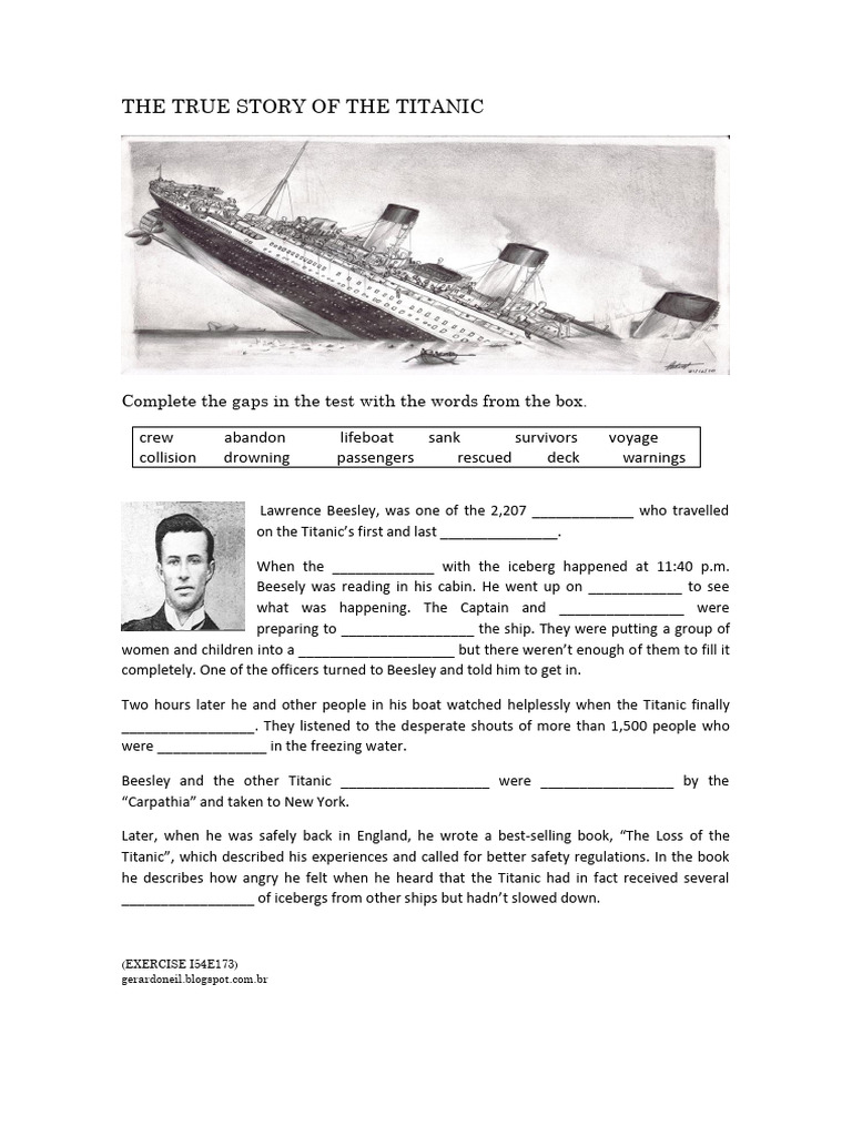 The True Story of the Titanic (3) | PDF | Maritime Incidents | Watercraft