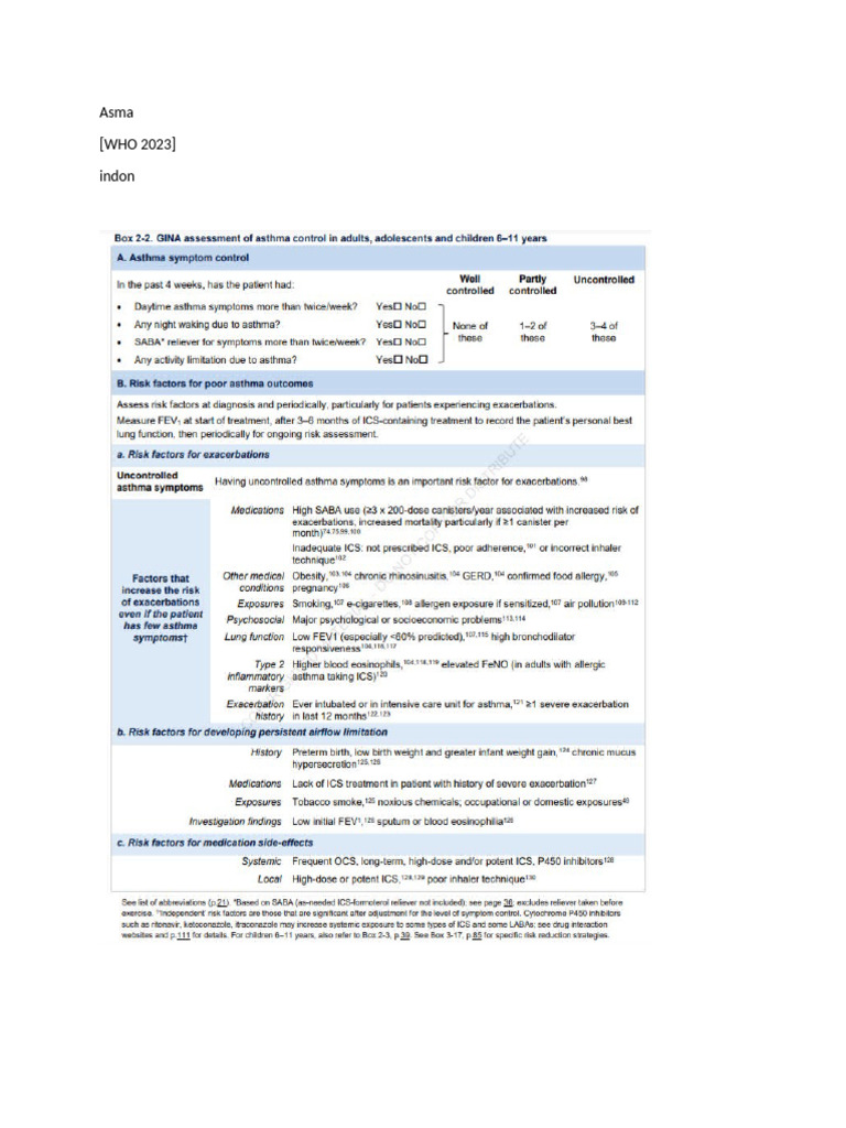 Asma | PDF | Asthma | Allergy