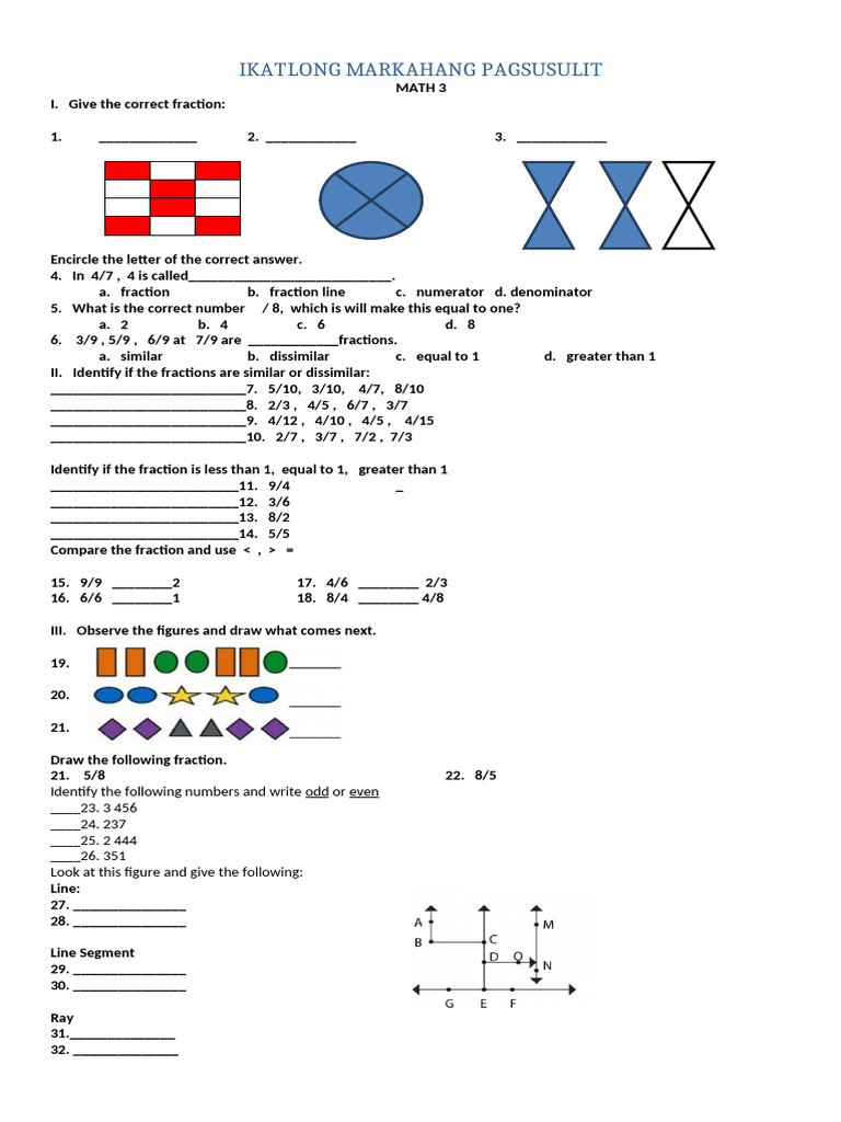 Pt Mathematics 3 q3 | PDF | Odds | Mathematical Concepts