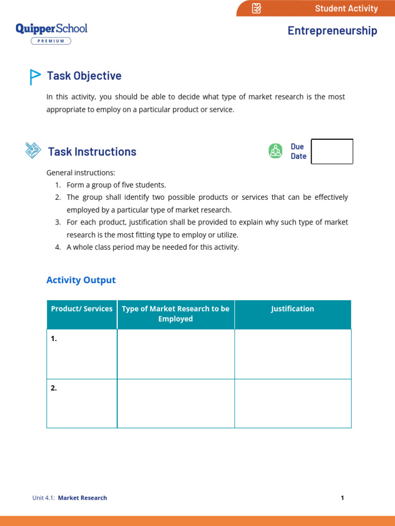 ENT SA2 Unit4 Lesson1 Final | PDF