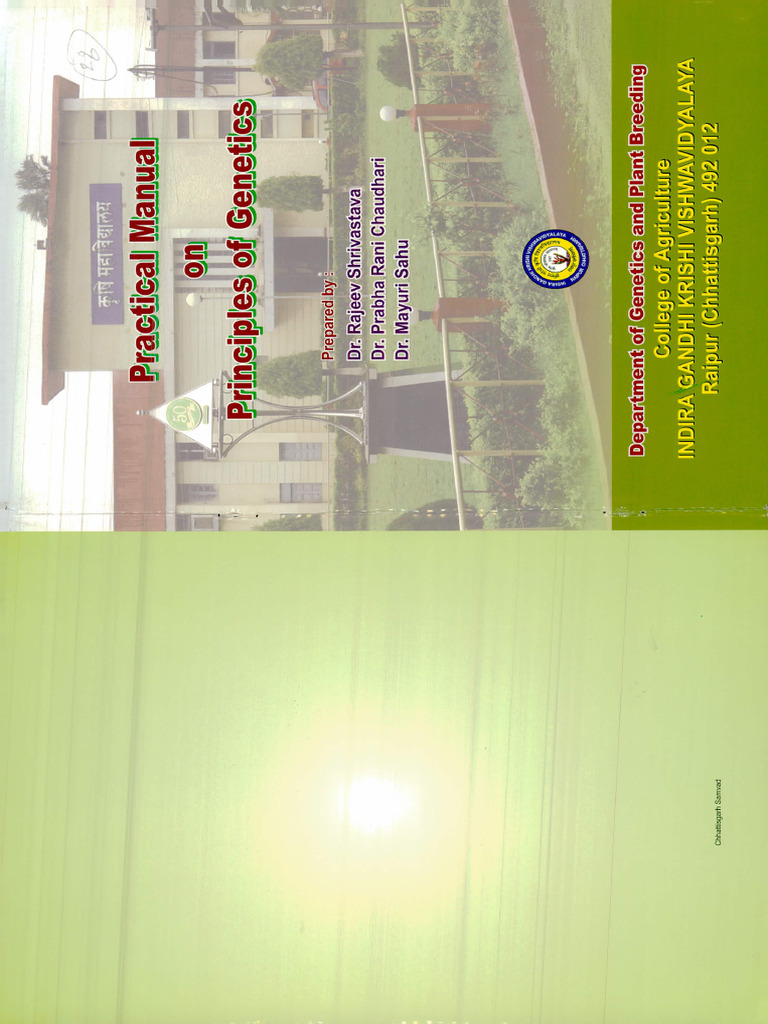 Practical Manual On Principles of Genetics | PDF