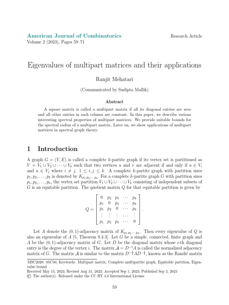 V2.04 | PDF | Eigenvalues And Eigenvectors | Matrix (Mathematics)