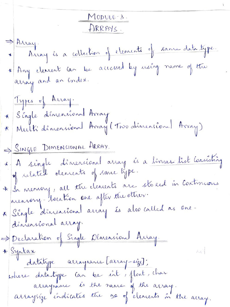 module 3 notes | PDF