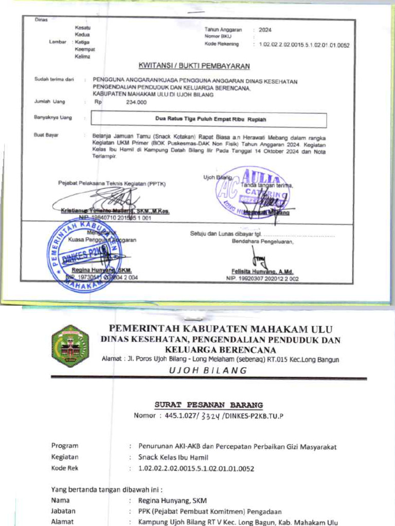 Makan Minum Kelas Ibu Hamil 14 Okt 2024 Dbi | PDF