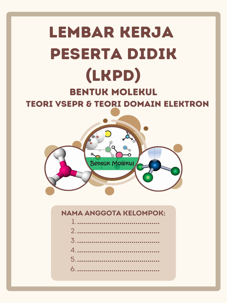 LKPD Bentuk Molekul | PDF