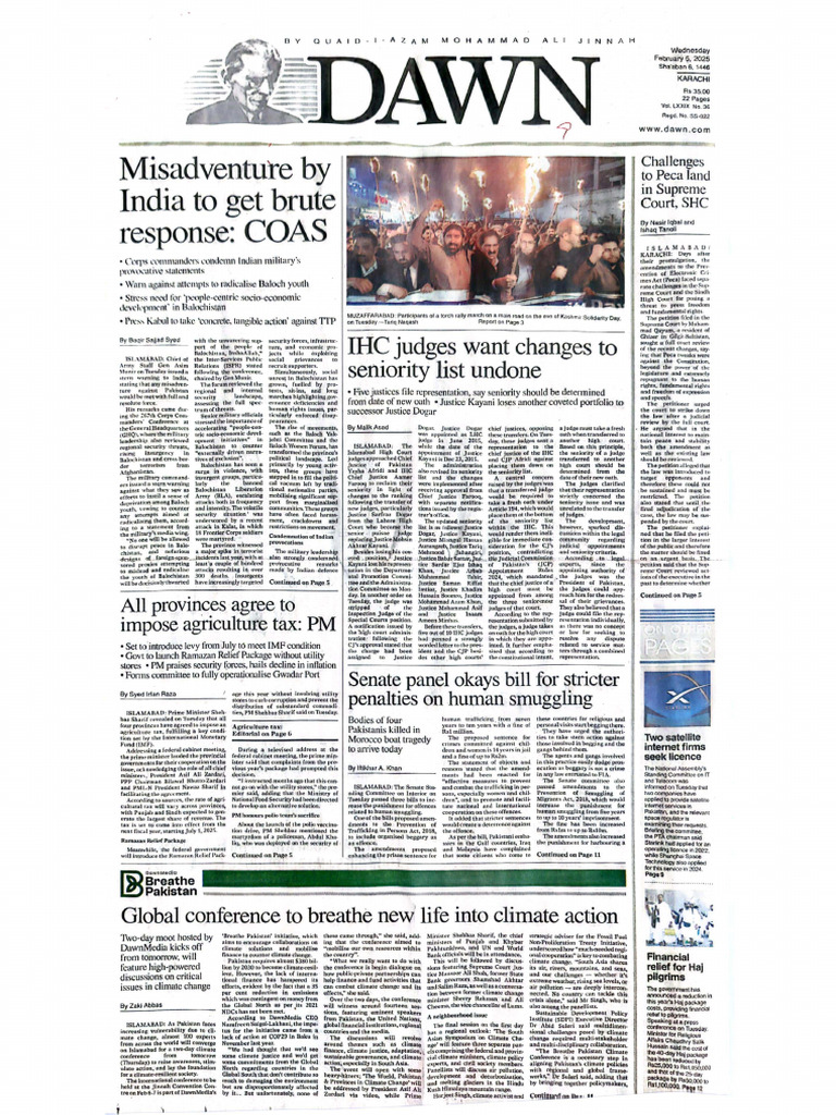 DAWN Newspaper 5 February 2025 | PDF