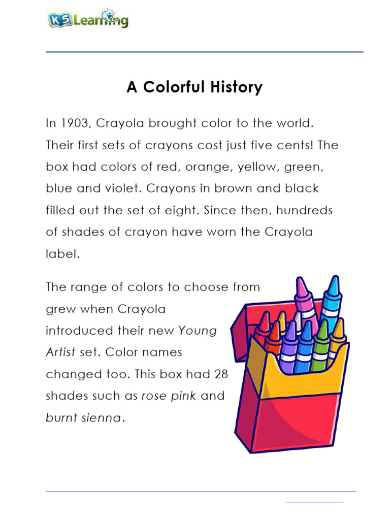A colourful history | PDF | Graphic Design | Visual Perception