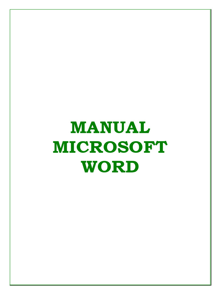 Guía Completa de Microsoft Word | PDF | Microsoft Word | Windows XP