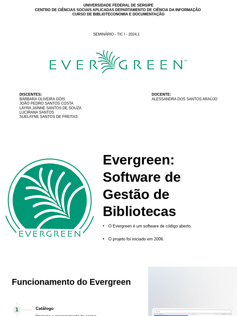 Evergreen: Software de Bibliotecas | PDF | Bibliotecas | Internet